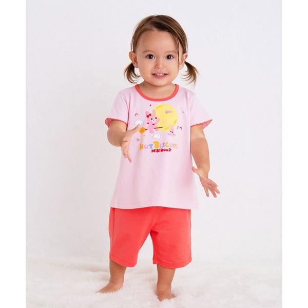 『セール実施中』ZOZO問い合わせ番号:82315813ショップ:MIKI HOUSE HOT BISCUITS，ミキハウスホットビスケッツブランド:HOT BISCUITS，ホットビスケッツ商品名:キャビット ルームウェア 上下セットカテ...