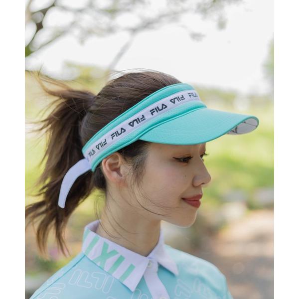 『タイムセール実施中』ZOZO問い合わせ番号:82340007ショップ:OCEAN GOLF，オーシャンゴルフブランド:FILA GOLF，フィラゴルフ 商品名:【FILA GOLF/フィラゴルフ】レディースサンバイザー　ゴルフカテゴリ:帽...