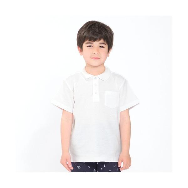 『タイムセール実施中』ZOZO問い合わせ番号:82340106ショップ:こどもの森e-shop，コドモノモリイーショップブランド:moujonjon，ムージョンジョン商品名:鹿の子半袖白ポロシャツカテゴリ:トップス>ポロシャツブランド...