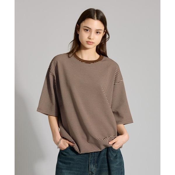 ZOZO問い合わせ番号:82342824ショップ:epnok，エプノックブランド:WETTEMPT，ウィテンプト商品名:CREW NECK DRAW CORD BORDER TEE / クルーネックドローコードボーダーTカテゴリ:トップス&...