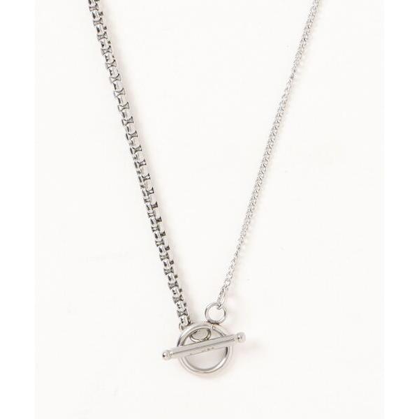 ZOZO問い合わせ番号:82343922ショップ:ABBEY MARKET，アビーマーケットブランド:mille blanc，ミルブラン，ABBEY MARKET，アビーマーケット商品名:【サージカルステンレス】 ミックスチェーンネックレス...