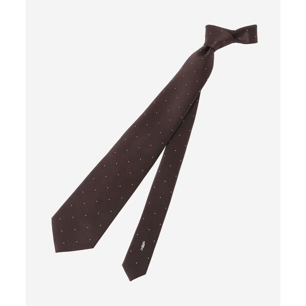 ZOZO問い合わせ番号:82374629ショップ:MACKINTOSH LONDON，マッキントッシュ ロンドンブランド:MACKINTOSH LONDON，マッキントッシュ ロンドン商品名:ダンディマンワンポイント刺繍ドットレップネクタイ...