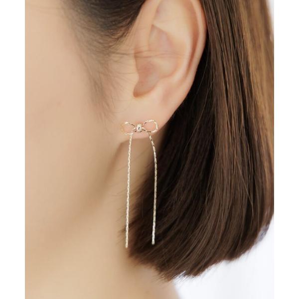 ※このアイテムは返品・交換対象外商品です。ZOZO問い合わせ番号:82379946ショップ:flower，フラワーブランド:flower，フラワー商品名:チェーンリボンピアスカテゴリ:アクセサリー>ピアス（片耳用）ブランド品番:309...