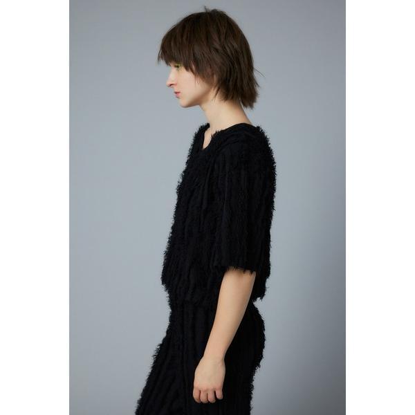 『セール実施中』ZOZO問い合わせ番号:82380579ショップ:HeRIN.CYE，ヘリンドットサイブランド:HeRIN.CYE，ヘリンドットサイ，SHEL'TTER，シェルター商品名:Fringe 2way knit tops  フリン...