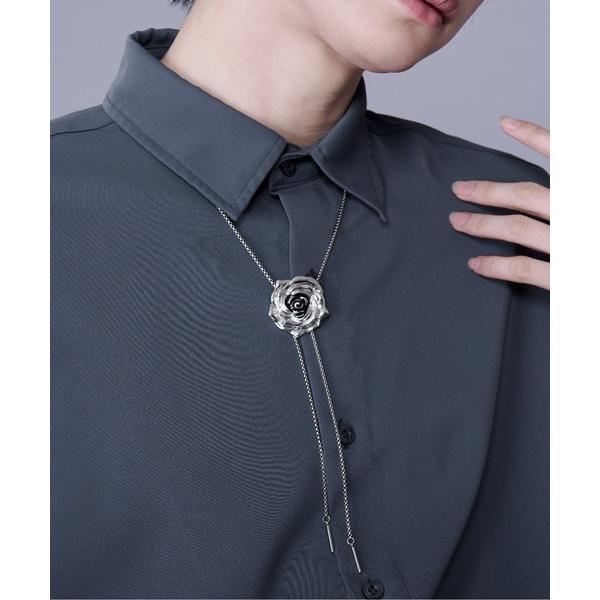 ZOZO問い合わせ番号:82380900ショップ:Ellno Loset，エルノロゼットブランド:Ellno Loset，エルノロゼット商品名:モチーフループタイカテゴリ:アクセサリー>ネックレスブランド品番:117693素材:A/ ...