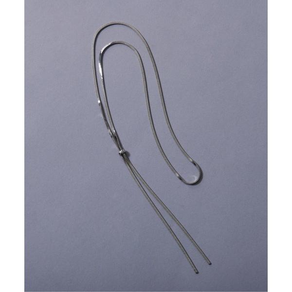 ZOZO問い合わせ番号:82380902ショップ:Ellno Loset，エルノロゼットブランド:Ellno Loset，エルノロゼット商品名:スネークチェーンループタイカテゴリ:アクセサリー>ネックレスブランド品番:117678素材...