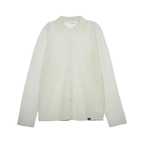 『セール実施中』ZOZO問い合わせ番号:82443520ショップ:MILKFED.，ミルクフェドブランド:MILKFED.，ミルクフェド商品名:BUMPY KNIT TOPカテゴリ:トップス>ニット/セーターブランド品番:103242...
