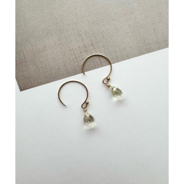 ※このアイテムは返品・交換対象外商品です。ZOZO問い合わせ番号:82475997ショップ:TONE，トーンブランド:tone，トーン商品名:【L.amiche】レモンクォーツ×14kgfピアスカテゴリ:アクセサリー>ピアス（両耳用）...