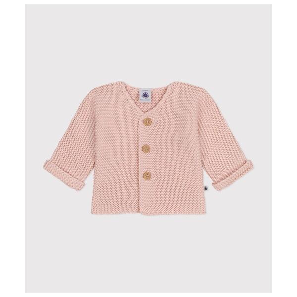 『セール実施中』ZOZO問い合わせ番号:82476234ショップ:PETIT BATEAU，プチバトーブランド:PETIT BATEAU，プチバトー商品名:ガーター編みニットカーディガンカテゴリ:トップス>カーディガン/ボレロブランド...