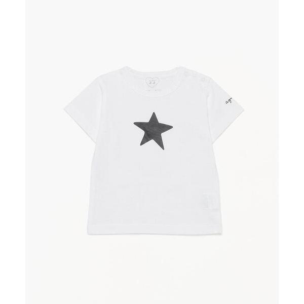 ZOZO問い合わせ番号:82510781ショップ:agnes b.，アニエスベーブランド:agnes b.，アニエスベー商品名:ベビー アイコニック コットン 半袖 Tシャツ ”Etoile”カテゴリ:トップス>Tシャツ/カットソーブ...