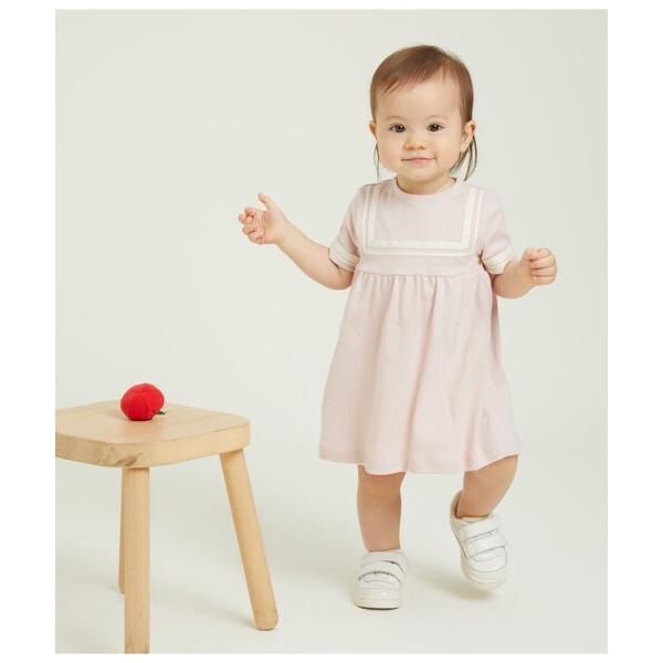 『セール実施中』ZOZO問い合わせ番号:82511696ショップ:PETIT BATEAU，プチバトーブランド:PETIT BATEAU，プチバトー商品名:セーラーカラー半袖ワンピースカテゴリ:ワンピース/ドレス>ワンピースブランド品...