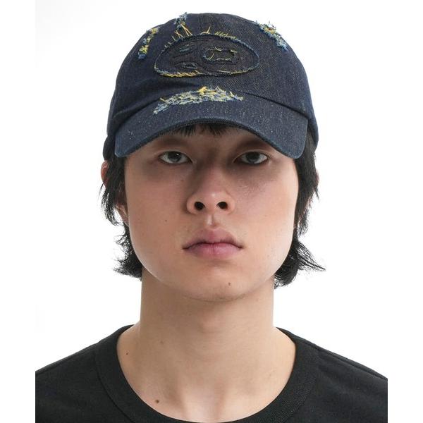 ZOZO問い合わせ番号:82512369ショップ:OY，オーワイブランド:OY，オーワイ商品名:『OY/オーワイ』 DESTROYED S.L DENIM CAP/デストロイドデニムキャップカテゴリ:帽子>キャップブランド品番:OY2...