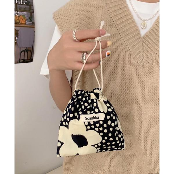 『タイムセール実施中』ZOZO問い合わせ番号:82544550ショップ:TONE，トーンブランド:TONE SELECT GOODS，トーンセレクトグッズ商品名:Liaa/花柄 巾着ポーチ A18250カテゴリ:財布/小物>ポーチブラ...