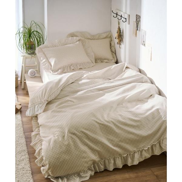 『タイムセール実施中』ZOZO問い合わせ番号:82547624ショップ:BELLUNA PLUS，ベルーナ プラスブランド:iellio，イエリオ商品名:フリル パイピング 掛け布団カバー 寝具  /  シングルカテゴリ:インテリア>...