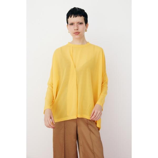 『セール実施中』ZOZO問い合わせ番号:82641689ショップ:HeRIN.CYE，ヘリンドットサイブランド:HeRIN.CYE，ヘリンドットサイ，SHEL'TTER，シェルター商品名:Sheer deformation tops　シアー...