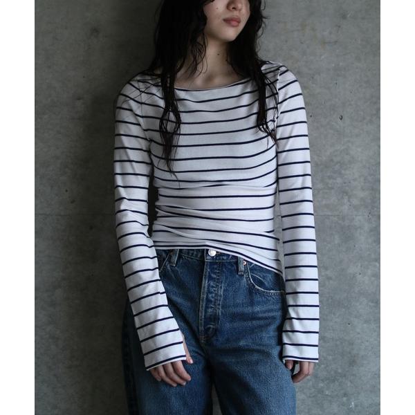 『セール実施中』ZOZO問い合わせ番号:82642674ショップ:grapevine by k3，グレープヴァインバイケイスリーブランド:gina tricot，ジーナトリコ商品名:Soft boatneck topカテゴリ:トップス&gt...