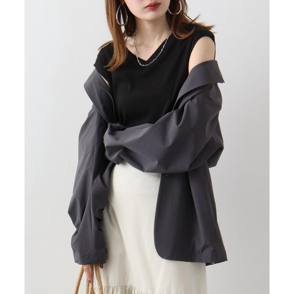 『タイムセール実施中』ZOZO問い合わせ番号:82642965ショップ:FUNALIVE，ファンアライブブランド:atONE，アットワン，FUNALIVE，ファンアライブ商品名:atONE Vネックリブノースリーブカテゴリ:トップス>...