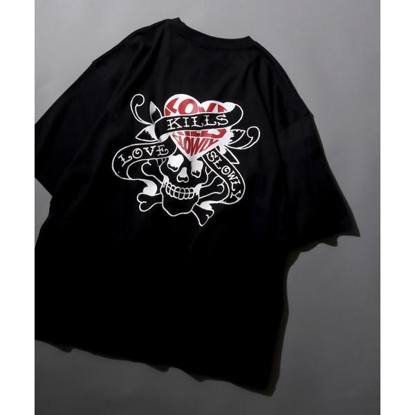 『タイムセール実施中』ZOZO問い合わせ番号:82643861ショップ:SITRY，シトリーブランド:Ed Hardy，エドハーディー，SITRY，シトリー商品名:Ed Hardy/エド・ハーディー ヴィンテージライク ロックプリント Tシ...