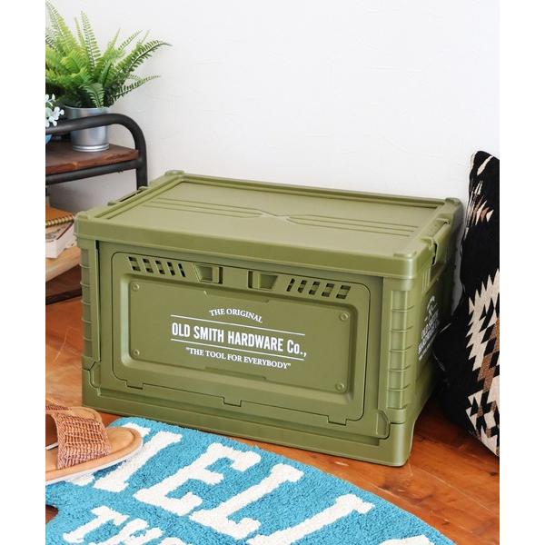 ZOZO問い合わせ番号:82675189ショップ:niko and...，ニコアンドブランド:niko and...，ニコアンド商品名:【OLD SMITH(オールドスミス)】折りたたみ横開きコンテナ/容量60リットルカテゴリ:インテリア&...