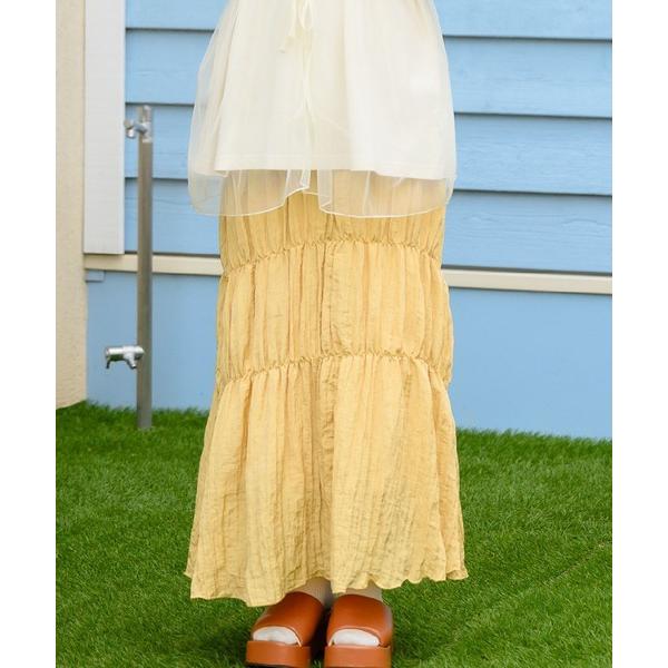 『タイムセール実施中』ZOZO問い合わせ番号:82675233ショップ:RETRO GIRL，レトロガールブランド:RETRO GIRL，レトロガール商品名:シャーリングワッシャーSKカテゴリ:スカート>スカートブランド品番:RM45...