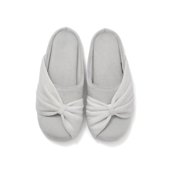 ZOZO問い合わせ番号:82675607ショップ:Francfranc，フランフランブランド:Francfranc，フランフラン商品名:リボン ルームシューズ グレーカテゴリ:インテリア>ルームシューズ/スリッパブランド品番:1106...