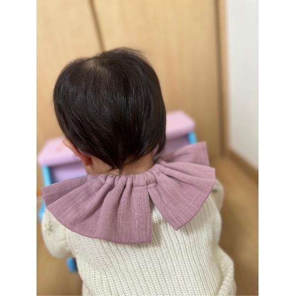 ※このアイテムは返品・交換対象外商品です。ZOZO問い合わせ番号:82676230ショップ:TONE，トーンブランド:tone，トーン商品名:【omusubii】くすみカラーのフリルスタイ/ベビースタイ / ビブ/よだれかけ(SU)カテゴリ...