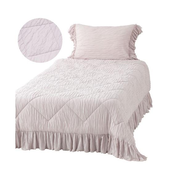 『セール実施中』ZOZO問い合わせ番号:82676845ショップ:Francfranc，フランフランブランド:Francfranc，フランフラン商品名:ふわくしゅ 肌掛けふとん フリル ダブル ピンクカテゴリ:インテリア>寝具ブランド...