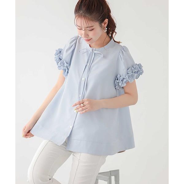 『タイムセール実施中』ZOZO問い合わせ番号:82677313ショップ:Fit more，フィットモアブランド:Fit more，フィットモア商品名:【ZOZO限定商品＆限定カラー】ボリュームフリルハーフスリーブカテゴリ:トップス>シ...