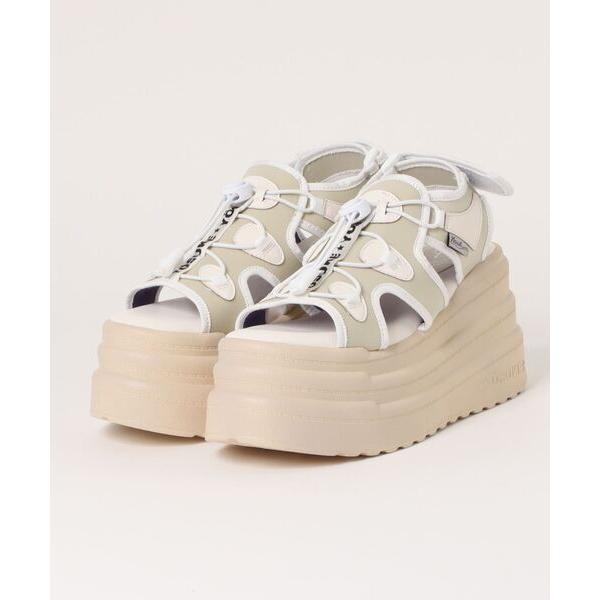 ZOZO問い合わせ番号:82677385ショップ:YOSUKE，ヨースケブランド:YOSUKE，ヨースケ商品名:「YOSUKE/ヨースケ」厚底レースアップサンダルカテゴリ:シューズ>サンダルブランド品番:2710021素材:合成皮革、...