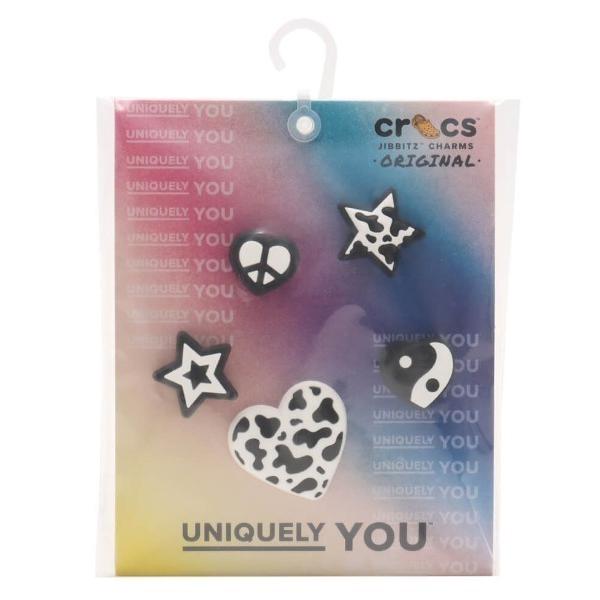 『セール実施中』ZOZO問い合わせ番号:82744578ショップ:atmos pink，アトモスピンクブランド:crocs，クロックス商品名:crocs JIBBITZ  Mono BnW 5 Pack / クロックス ジビッツ  モノブラ...