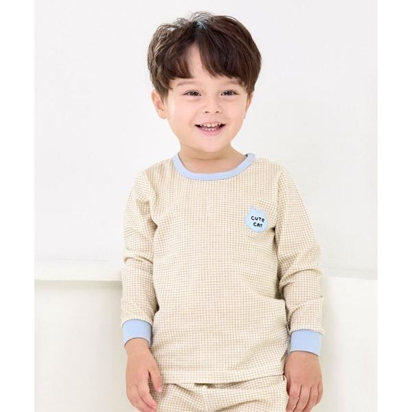 『タイムセール実施中』ZOZO問い合わせ番号:82746376ショップ:Auntie Rosa，アンティローザブランド:unifriend，ユニフレンド商品名:キューティーチェック(BR)長袖パジャマカテゴリ:ルームウェア>ルームウェ...