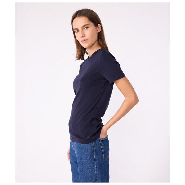 ZOZO問い合わせ番号:82783175ショップ:PETIT BATEAU，プチバトーブランド:PETIT BATEAU，プチバトー商品名:クルーネック半袖Ｔシャツカテゴリ:トップス>Tシャツ/カットソーブランド品番:A0AKE素材:...