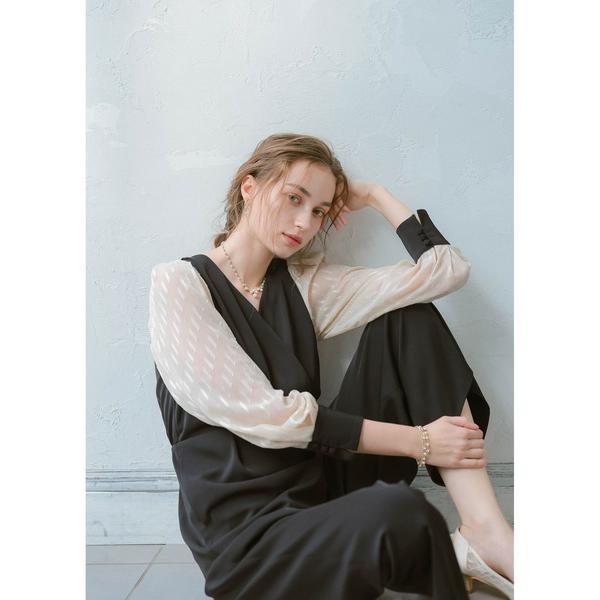 ZOZO問い合わせ番号:82849578ショップ:Dorry Doll，ドリードールブランド:Dorry Doll，ドリードール商品名:カシュクールデザインパンツドレスカテゴリ:ワンピース/ドレス>パンツドレスブランド品番:9411素...