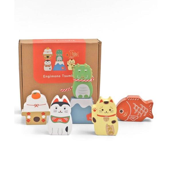 『タイムセール実施中』ZOZO問い合わせ番号:82882618ショップ:F.O.Online Store，エフオーオンラインストアブランド:Ampersand，アンパサンド商品名:積み木にもなる縁起物オブジェ６つセットカテゴリ:雑貨/ホビー...