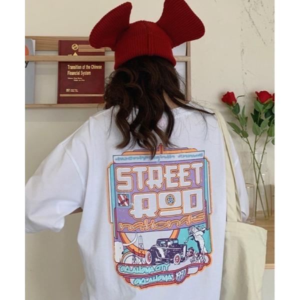 『タイムセール実施中』ZOZO問い合わせ番号:82882953ショップ:Ada.，エイダブランド:kirakiraShop，キラキラショップ商品名:90’s リバイバル バック プリント Tシャツカテゴリ:トップス>Tシャツ/カットソ...