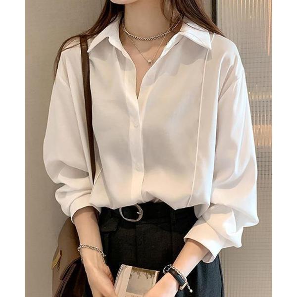 『タイムセール実施中』ZOZO問い合わせ番号:82919616ショップ:Ada.，エイダブランド:Miniministore，ミニミニストア商品名:【新色追加】シャツブラウス 襟付き 長袖 レディースカテゴリ:トップス>シャツ/ブラウ...