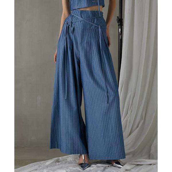 ZOZO問い合わせ番号:82920055ショップ:PRANK PROJECT，プランクプロジェクトブランド:PRANK PROJECT，プランクプロジェクト商品名:ストライプスーパーワイドパンツ / Striped Super Wide P...