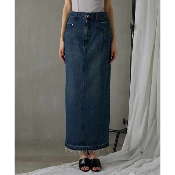 『タイムセール実施中』ZOZO問い合わせ番号:82920086ショップ:PRANK PROJECT，プランクプロジェクトブランド:PRANK PROJECT，プランクプロジェクト商品名:デニムタイトマキシスカート / Denim Tight...