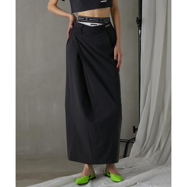 ZOZO問い合わせ番号:82920097ショップ:PRANK PROJECT，プランクプロジェクトブランド:PRANK PROJECT，プランクプロジェクト商品名:ウーステッドストライプローウエストマキシスカート / Worsted Str...