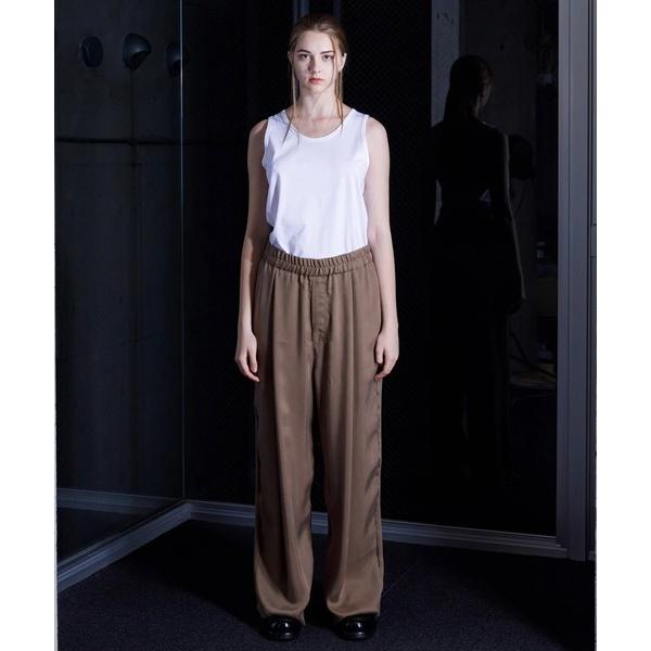 『セール実施中』ZOZO問い合わせ番号:82954891ショップ:Wallace &amp; Murron，ウォーレス アンド ミューロンブランド:VOAAOV，ヴォアーブ商品名:【VOAAOV】Cupro Twill Relax Wide...