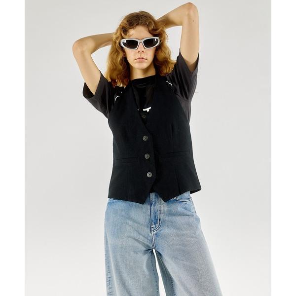 ZOZO問い合わせ番号:82988148ショップ:MAISON SPECIAL，メゾン スペシャルブランド:MAISON SPECIAL，メゾンスペシャル商品名:Halter Neck Linen Vest/ホルターネックリネンベスト【MA...