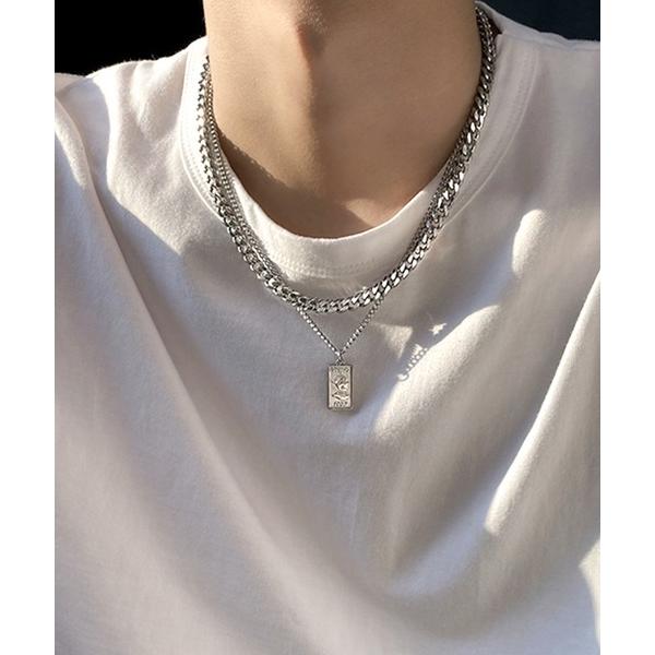 『タイムセール実施中』ZOZO問い合わせ番号:83019508ショップ:perky room，パーキールームブランド:DiamondHearts，ダイヤモンドハーツ，perky room，パーキールーム商品名:スクエアプレートダブルチェーン...