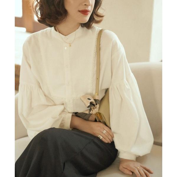 『セール実施中』ZOZO問い合わせ番号:83022350ショップ:FRP，エフアールピーブランド:BLANC FICELLE，ブランフィセル商品名:バルーンスリーブ　シャツカテゴリ:トップス>シャツ/ブラウスブランド品番:YS-002...