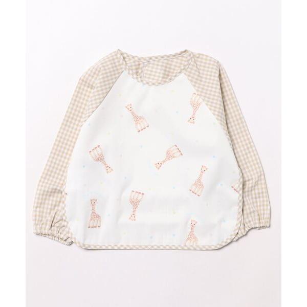 ZOZO問い合わせ番号:83057905ショップ:HAKKA，ハッカブランド:Ribbon hakka kid's，リボンハッカキッズ商品名:「キリンのソフィー」コラボお食事エプロン袖付きカテゴリ:ママ＆ベビー>マグ/哺乳瓶/お食事グ...