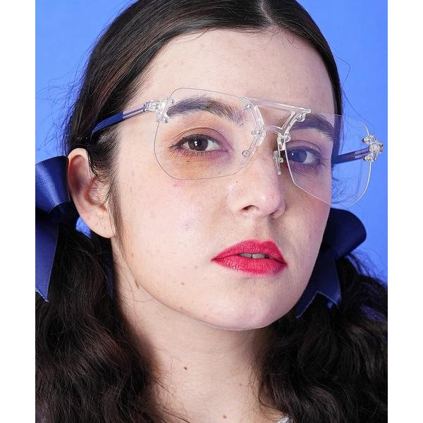 『タイムセール実施中』ZOZO問い合わせ番号:83059009ショップ:ankoROCK，アンコロックブランド:ankoROCK，アンコロック商品名:an meets zakka ツーブリッジティアドロップリムレスメガネ / フチなし / ...