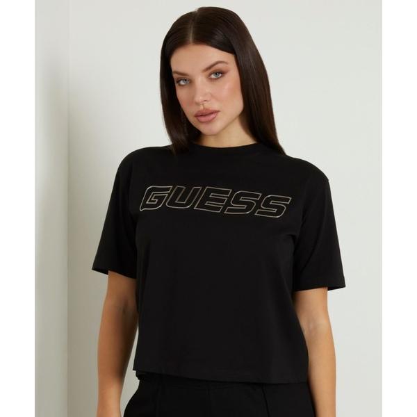 『セール実施中』ZOZO問い合わせ番号:83061360ショップ:GUESS，ゲスブランド:Guess，ゲス商品名:KIARA Ss T-Shirt Tシャツ レディースカテゴリ:トップス>Tシャツ/カットソーブランド品番:V4GI1...