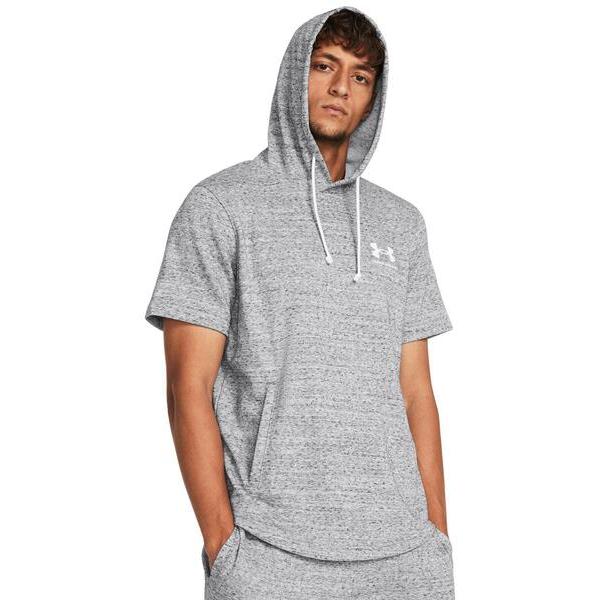 『タイムセール実施中』ZOZO問い合わせ番号:83092082ショップ:UNDER ARMOUR，アンダーアーマーブランド:UNDER ARMOUR，アンダーアーマー商品名:UAライバルテリー レフトチェスト ショートスリーブ フーディー（...