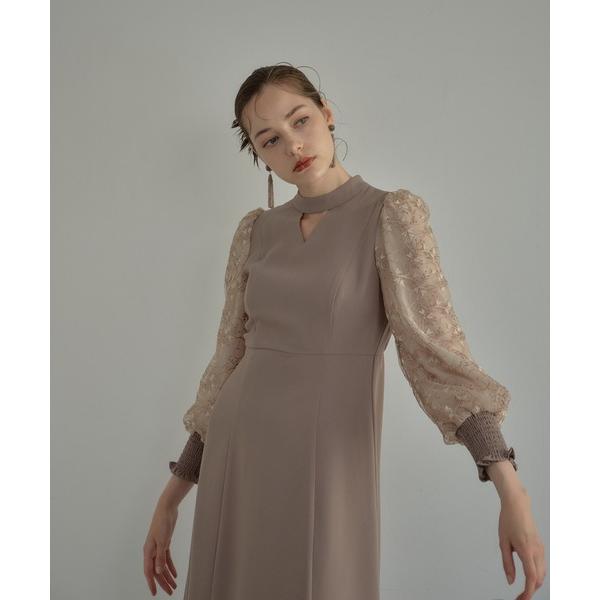 ZOZO問い合わせ番号:83093923ショップ:ANDRESD，アンドレスドブランド:ANDRESD，アンドレスド商品名:スリーブエンブロイダリードレス / sleeve embroidery dressカテゴリ:ワンピース/ドレス&gt...