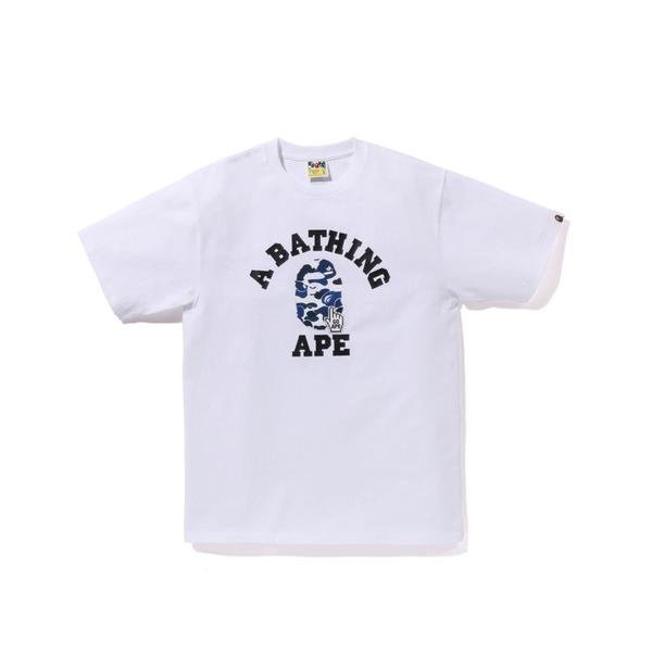 ZOZO問い合わせ番号:83095304ショップ:A BATHING APE，ア ベイシング エイプブランド:A BATHING APE，アベイシングエイプ商品名:BAPE CAMO GO APE POINTER COLLEGE TEEカテ...