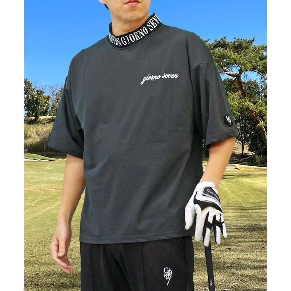 『タイムセール実施中』ZOZO問い合わせ番号:83095511ショップ:TopIsm，トップイズムブランド:GIORNO SEVEN，ジョルノセブン，TopIsm，トップイズム商品名:モックネックシャツ ゴルフウェア ワイドシルエット 半袖...